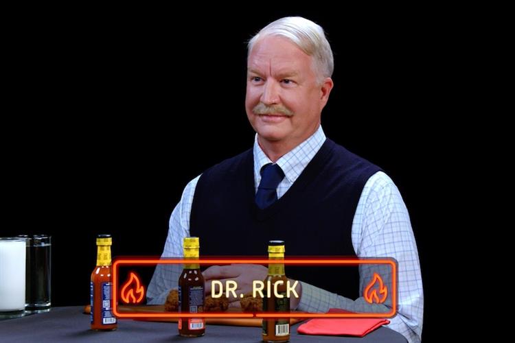 Progressive’s Dr. Rick is a guest on ‘Hot Ones’ in new campaign ...
