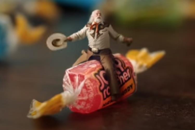 Jolly Rancher's mini cowboy asks fans to take a 'flavor ride'