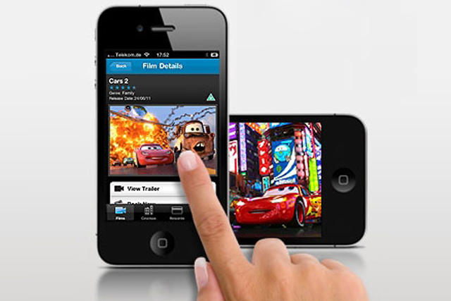 Odeon climbs to top of BR app chart