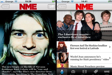 NME invests in digital with news and ticket app
