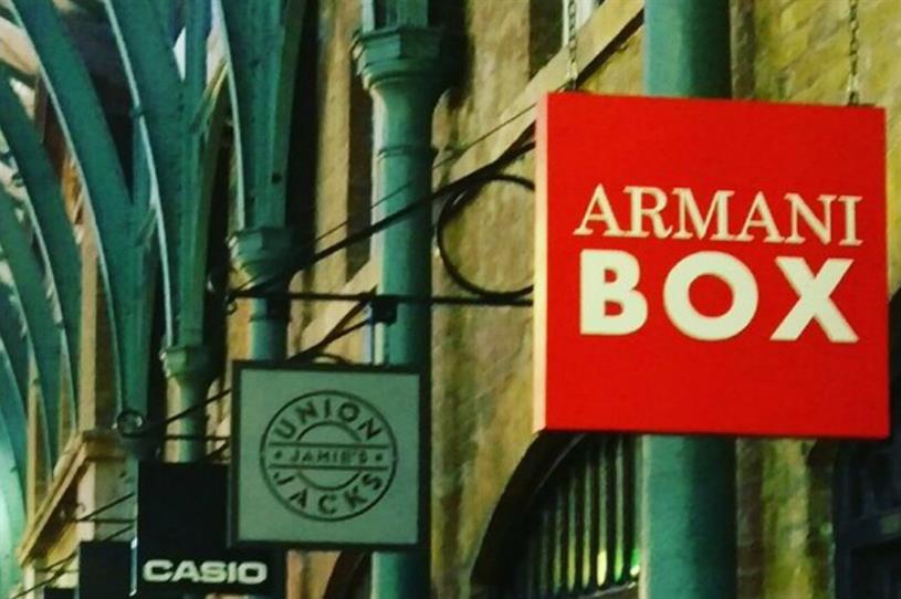 Giorgio Armani Beauty opens Covent Garden pop-up