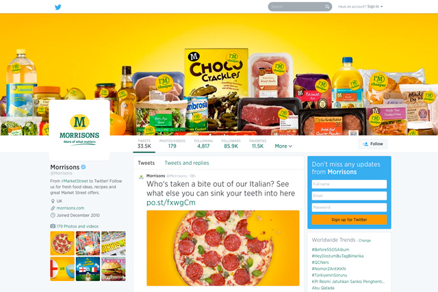 Morrisons is lagging in online shopping, but how does it fare in social ...