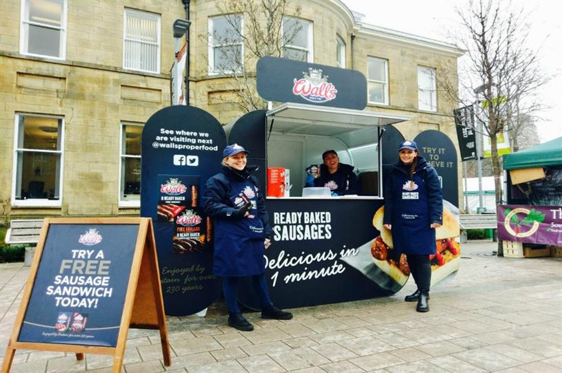 Wall's stages tour for sausage launch