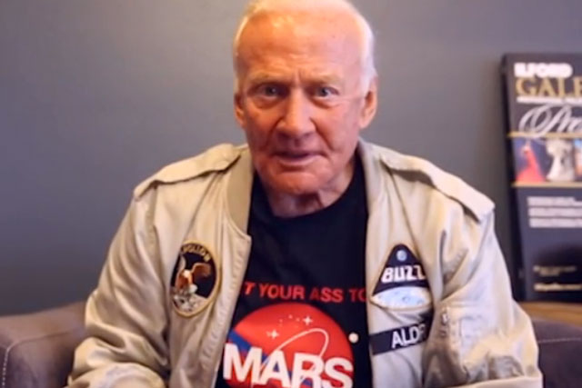 Buzz Aldrin sells moon-walking sneakers in 1969 moon landing Vine from ...