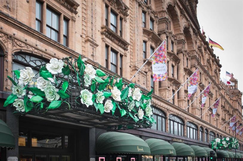 Harrods celebrates summer with flower-themed campaign