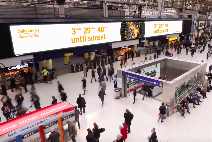 Sainsbury's launches sunset countdown billboards | Campaign US