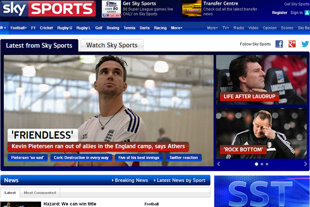 Sky broadens TalkTalk deal with sports day passes