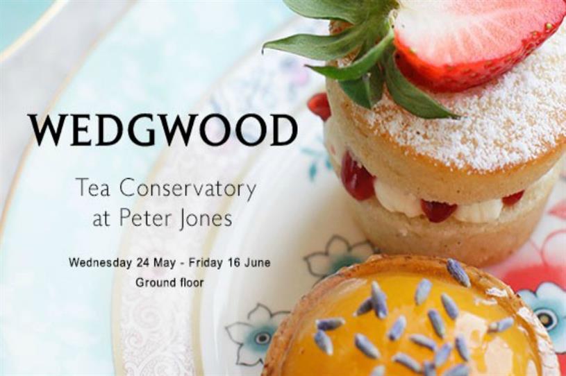 Wedgwood and John Lewis host floral-themed tea experience