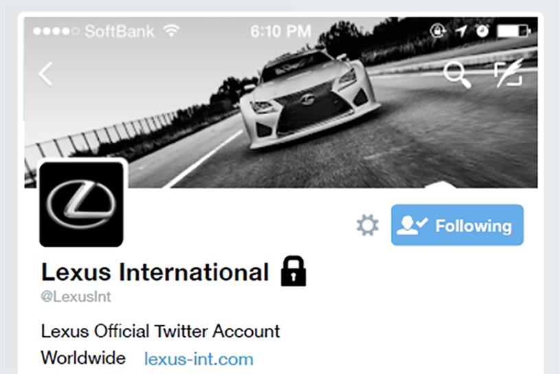Lexus offers VIP content preview via Twitter | Campaign US