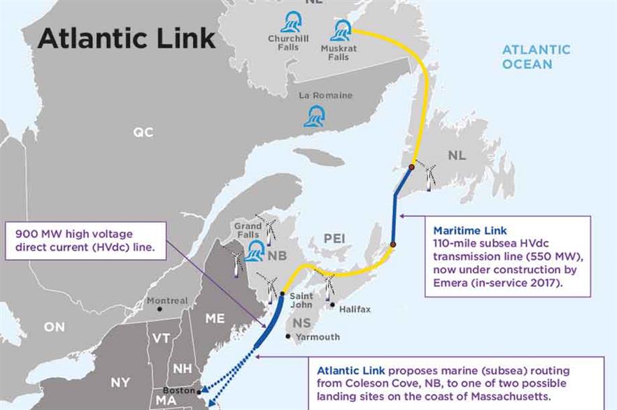 Wind-hydro project looks to export power to New England | Windpower Monthly