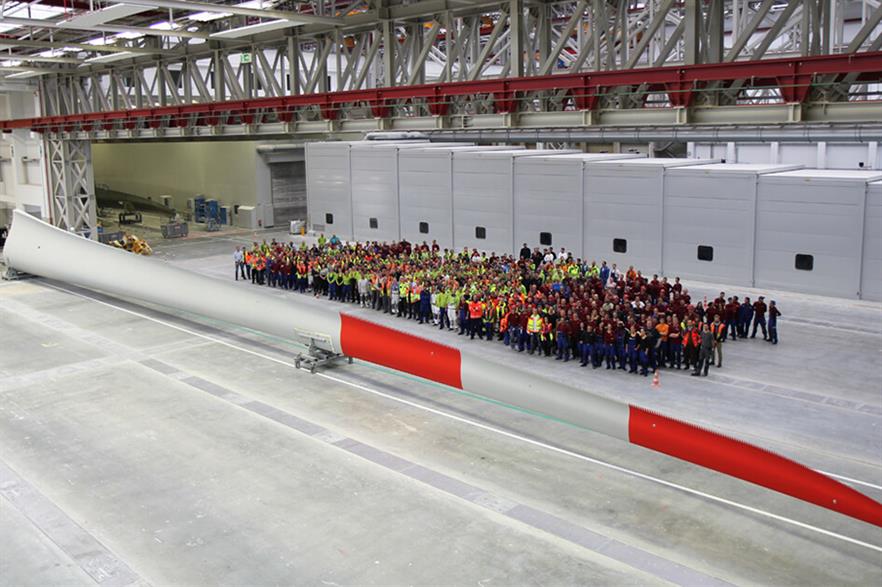 Enercon produces first EP4-141 blade | Windpower Monthly