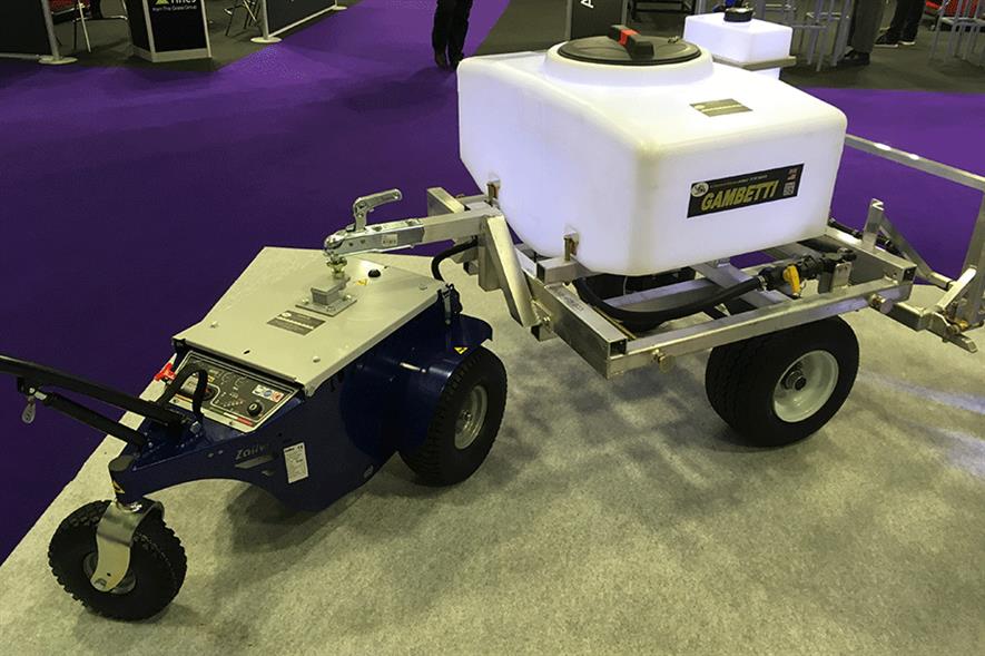Gambetti offers large volume pedestrian sprayer for sensitive turf ...