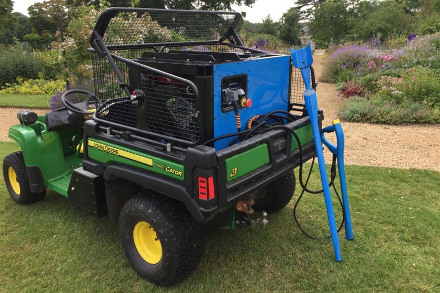 Electric-shock weedkiller company starts Kickstarter campaign ...