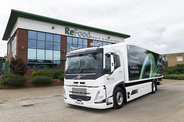 ReFood unveils first electric food waste-collection vehicle | ENDS ...