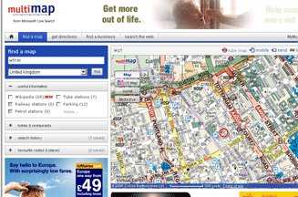 Microsoft promotes Multimap