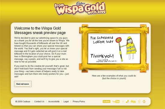Wispa Gold relaunch campaign