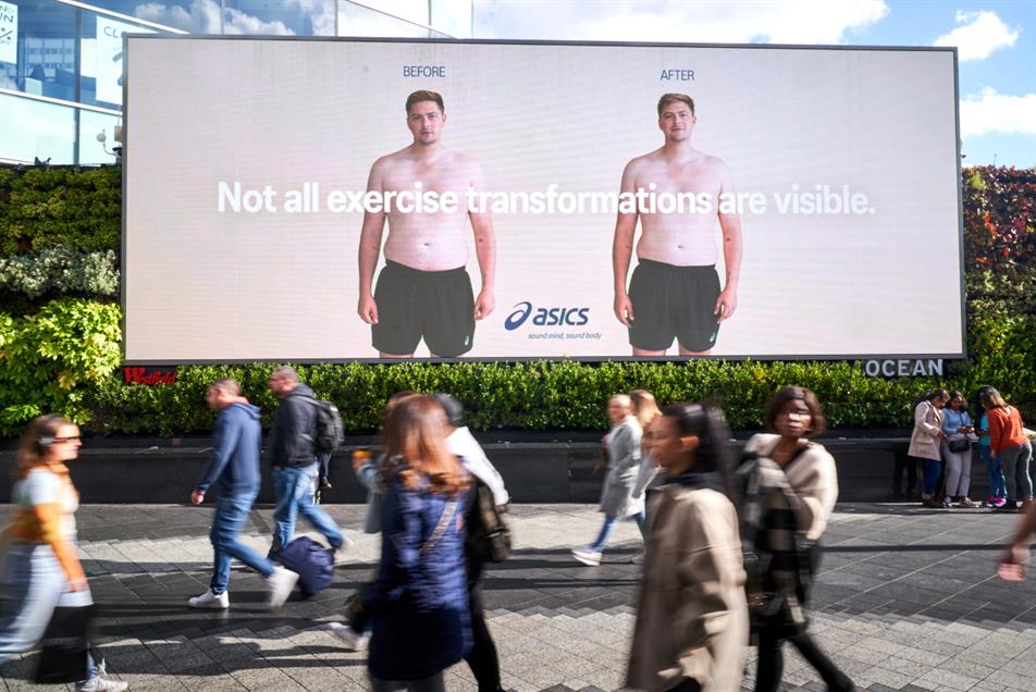 Asics campaign brings a twist to ‘before and after’ transformations
