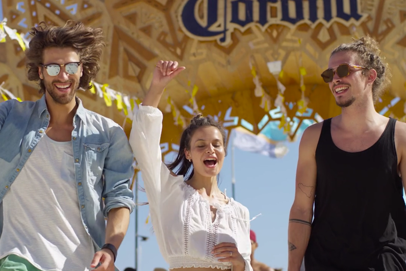 Corona brings beach to London as part of 4,000-strong global event ...