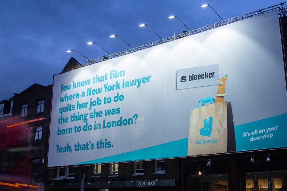 Deliveroo goes deeper with hyperlocal outdoor ads
