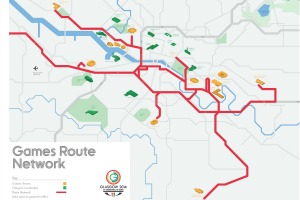 Glasgow reveals Commonwealth Games Route Network