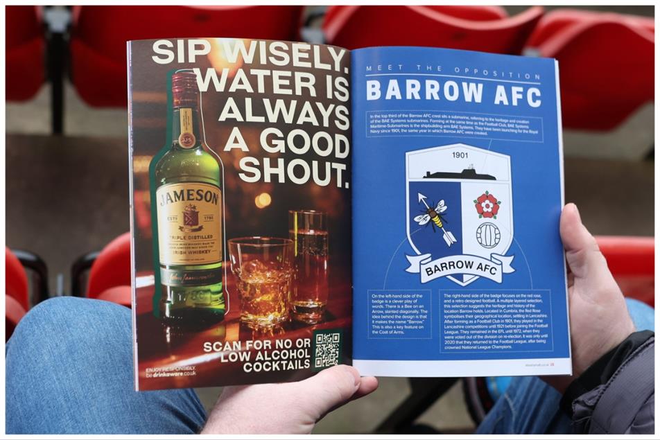 Jameson teams up with EFL to encourage football fans to 'sip wisely'
