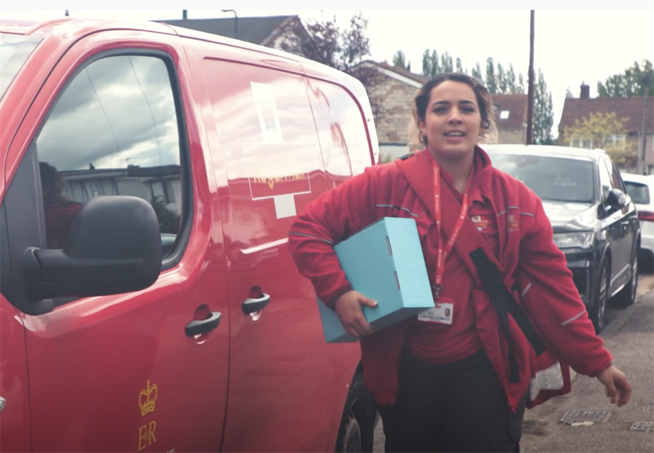 Rapping postwoman gives a modern ode to fatherhood in Royal Mail film ...