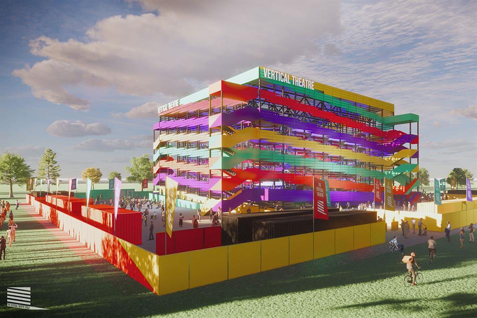 Moveable venue The Vertical Theatre can fit socially distanced ...