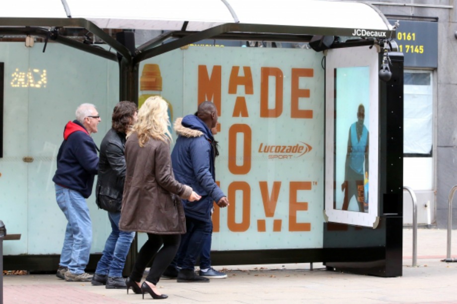 Event TV: Lucozade's get-fit bus shelter