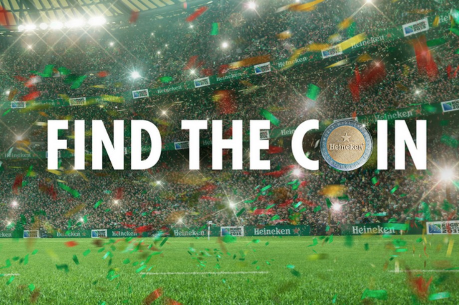 Heineken to launch another five coin hunts for rugby fans