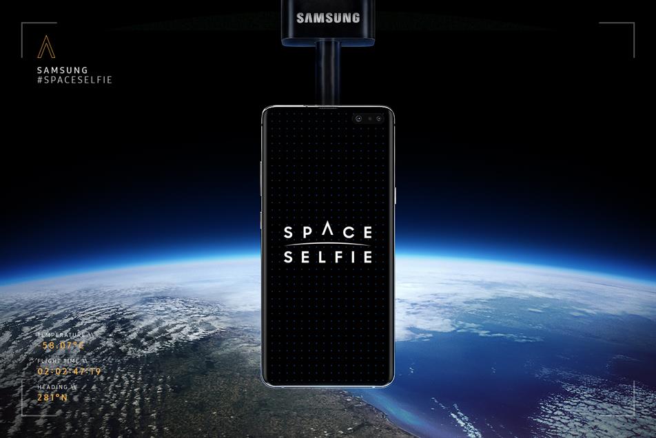 Samsung launches phones into space for 'selfies' campaign | Campaign US