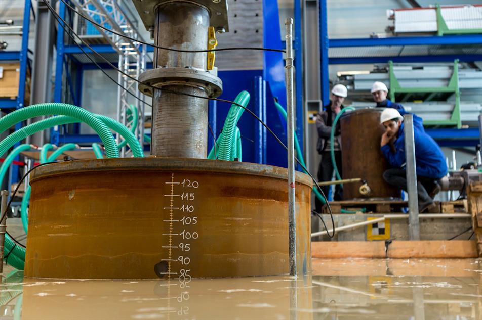 Suction buckets face wave load testing | Windpower Monthly