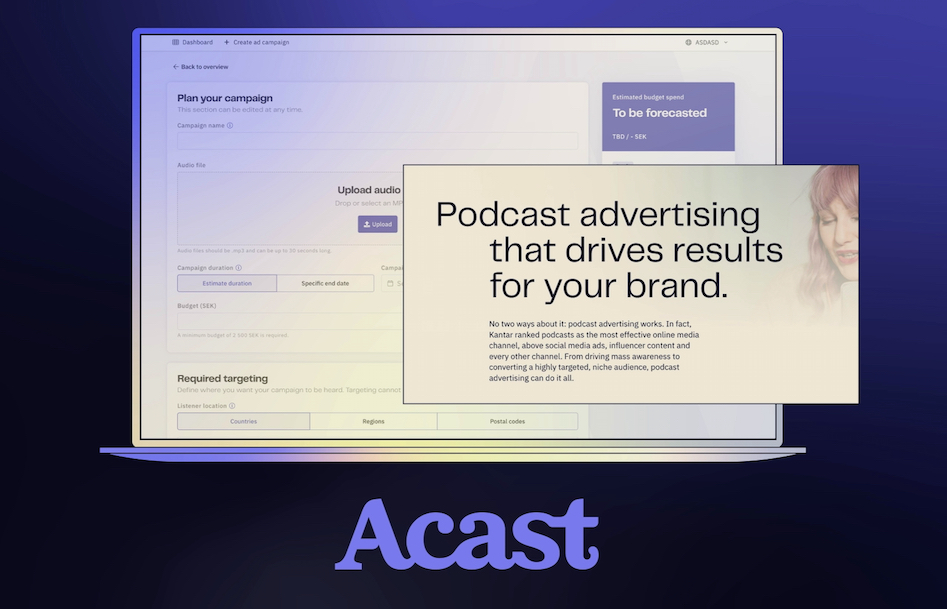 Acast introduces new self-serve ad platform | PR Week
