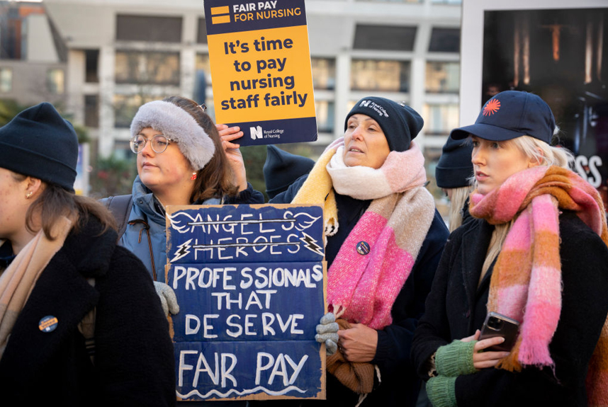 Up to 100,000 nurses join NHS industrial action that could spread to ...