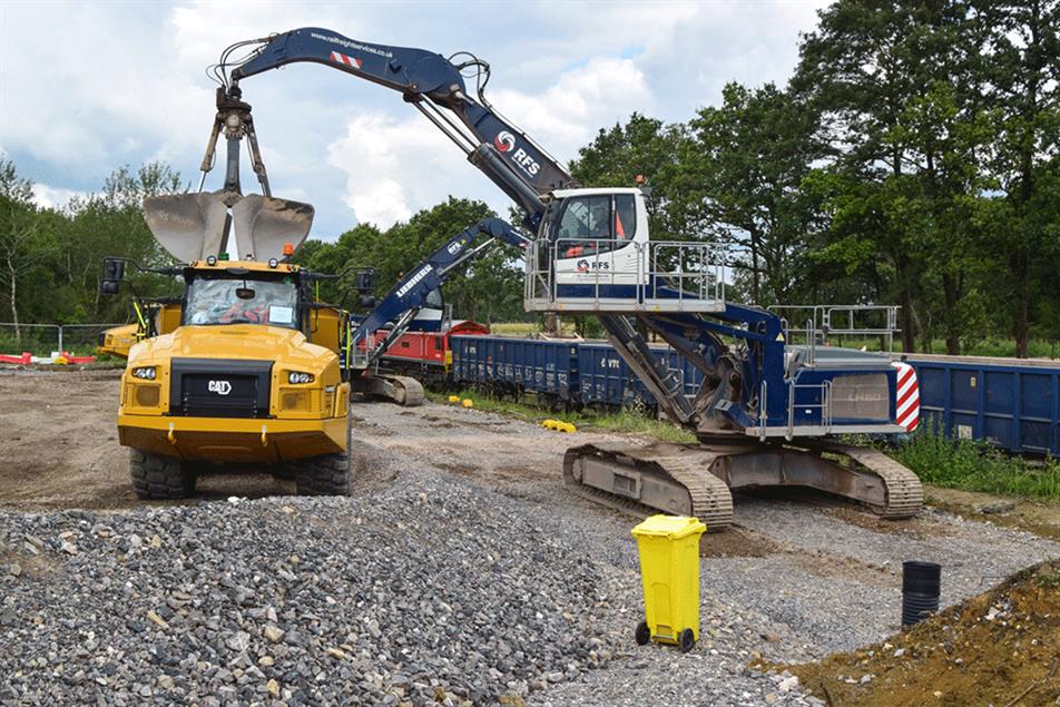 HS2 opens second aggregates rail freight depot | Mineral and Waste Planning