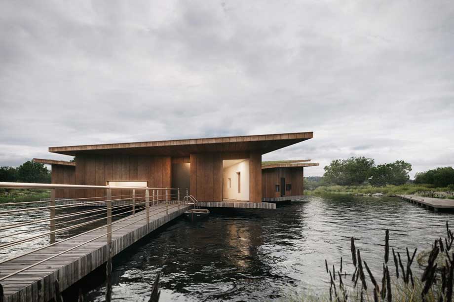 Floating home in countryside demonstrates outstanding design | Planning ...