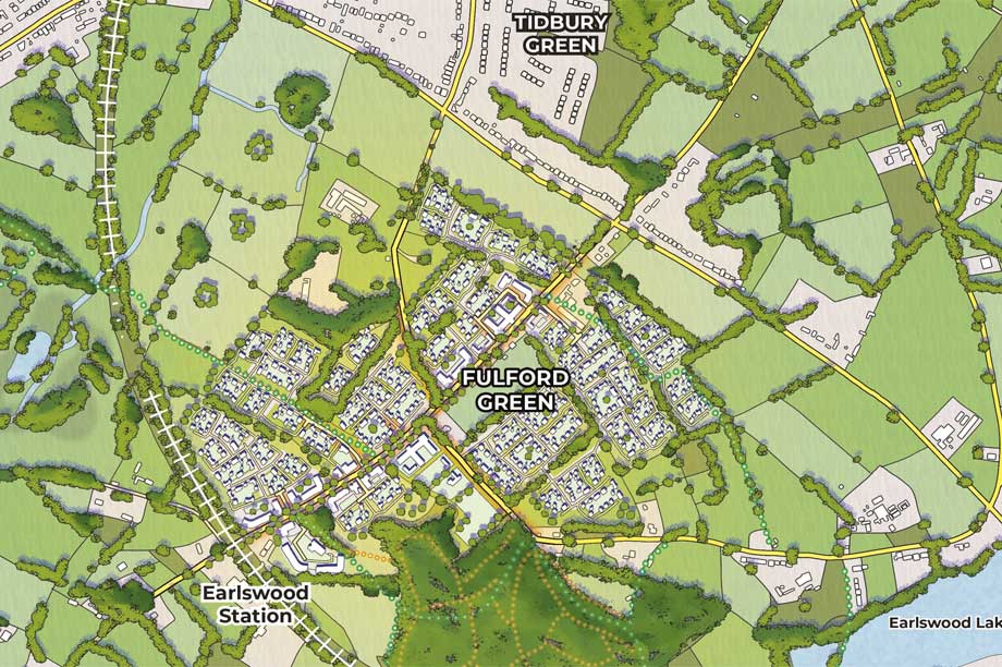 Plans announced for 1,800-home Midlands green belt scheme | Planning ...