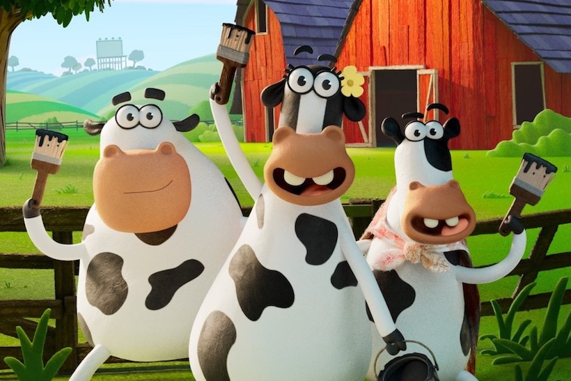 Watch: Chick-fil-A cows cover up fictional competitor’s ads in short ...