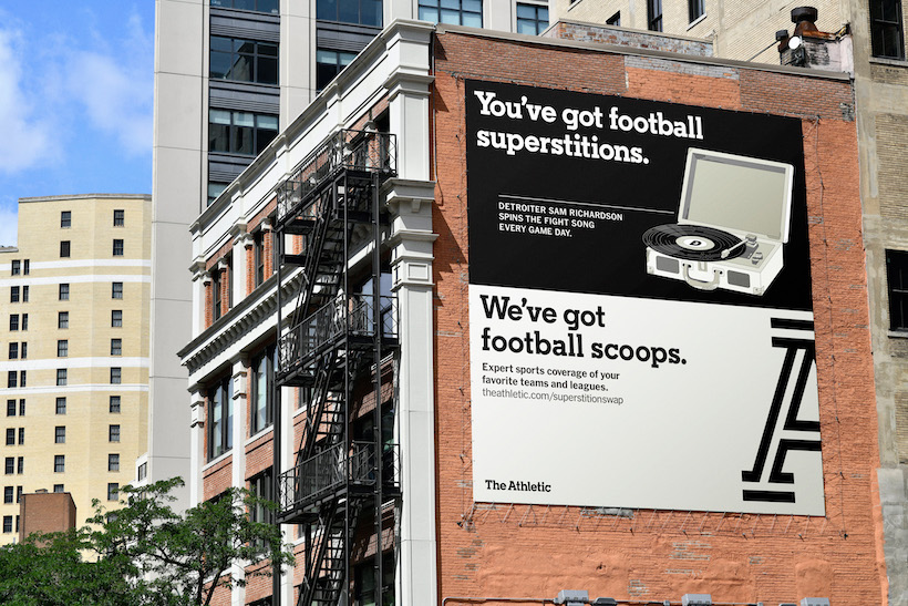 The Athletic indulges football fans’ superstitions in fall campaign ...