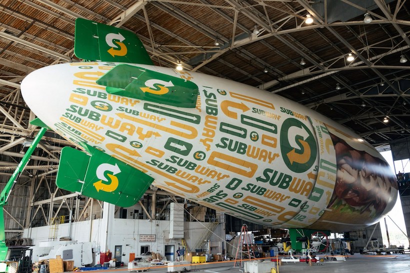 It’s a bird, it’s a plane, it’s…a Subway blimp | Campaign US