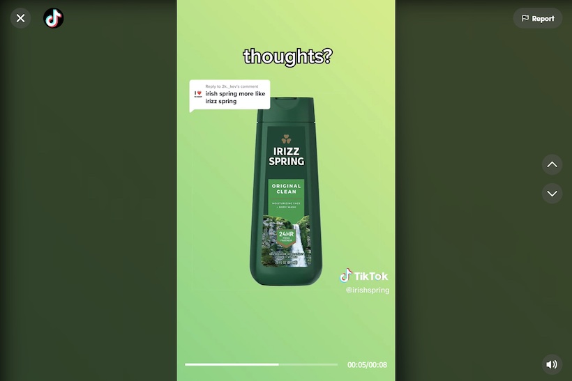 Irish Spring tries to boost its “rizz” with limited edition bottle ...