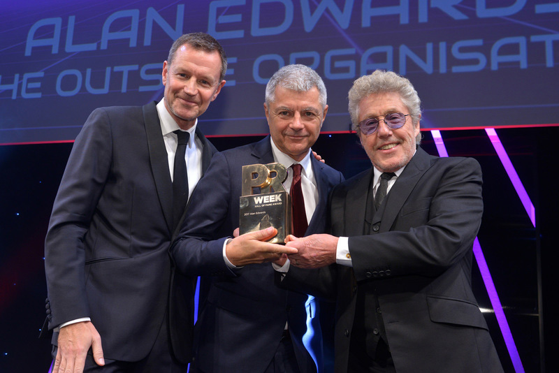Alan Edwards inducted into PRWeek UK Hall of Fame by star client Roger ...