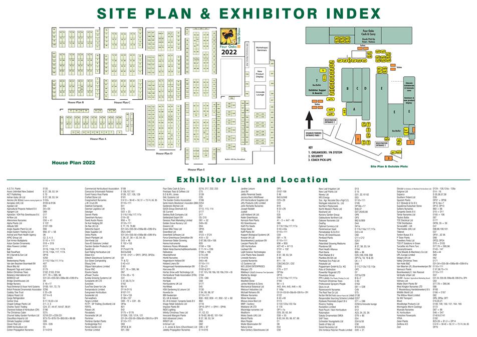 Four Oaks map: how to find your way around | HortWeek