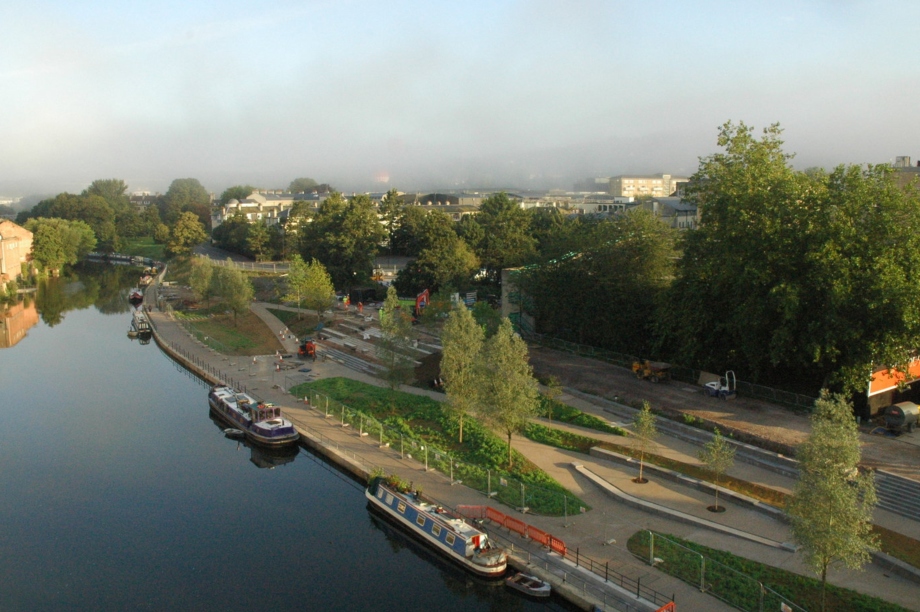 Waterfront public realm and landscaping at major Bath regeneration ...