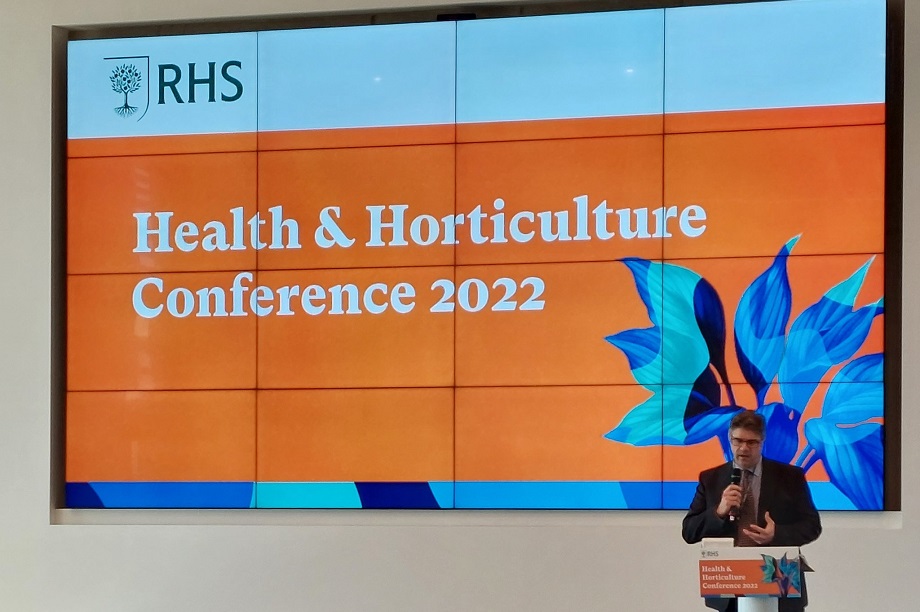RHS Health and Horticulture Conference day 1: the benefits of green ...