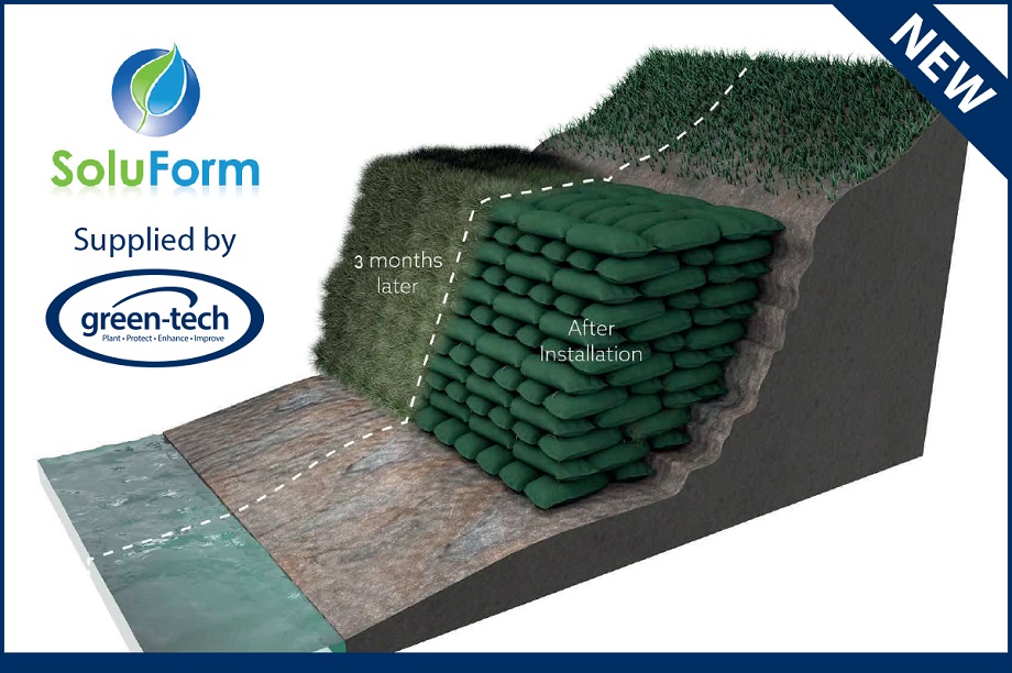 Green-tech launches new SoluForm MSE Soil Filled Bagwork | HortWeek