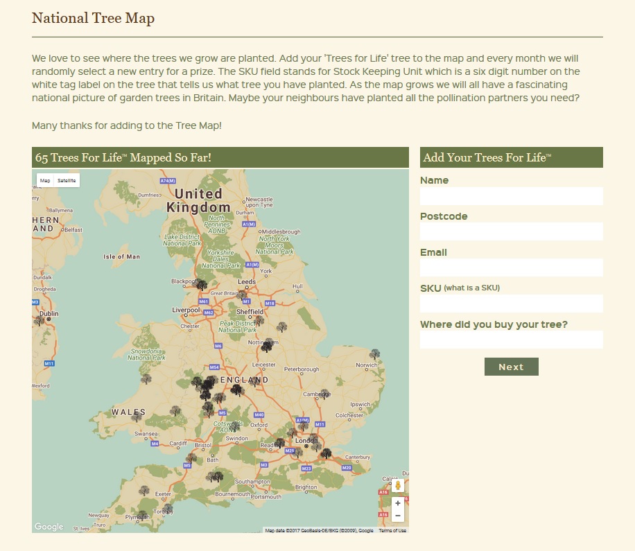 Regional tastes of customers to be revealed via tree nursery's planting ...