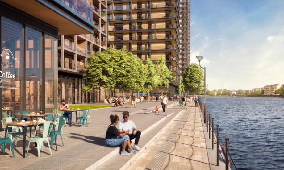 Generous open spaces feature in LDA Design plan for east London ...